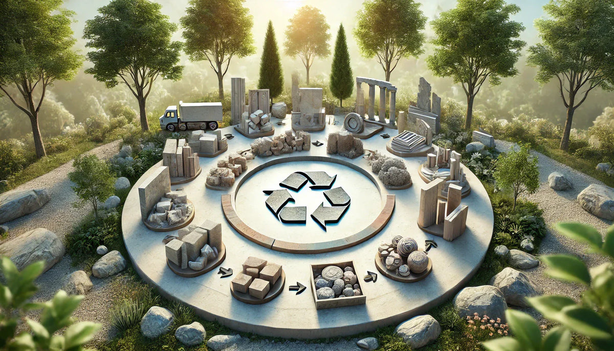 Recycling and upcycling in natural stone production – MAGNA Atelier